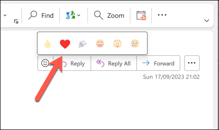 Πώς να χρησιμοποιήσετε το Reactions στο Microsoft Outlook