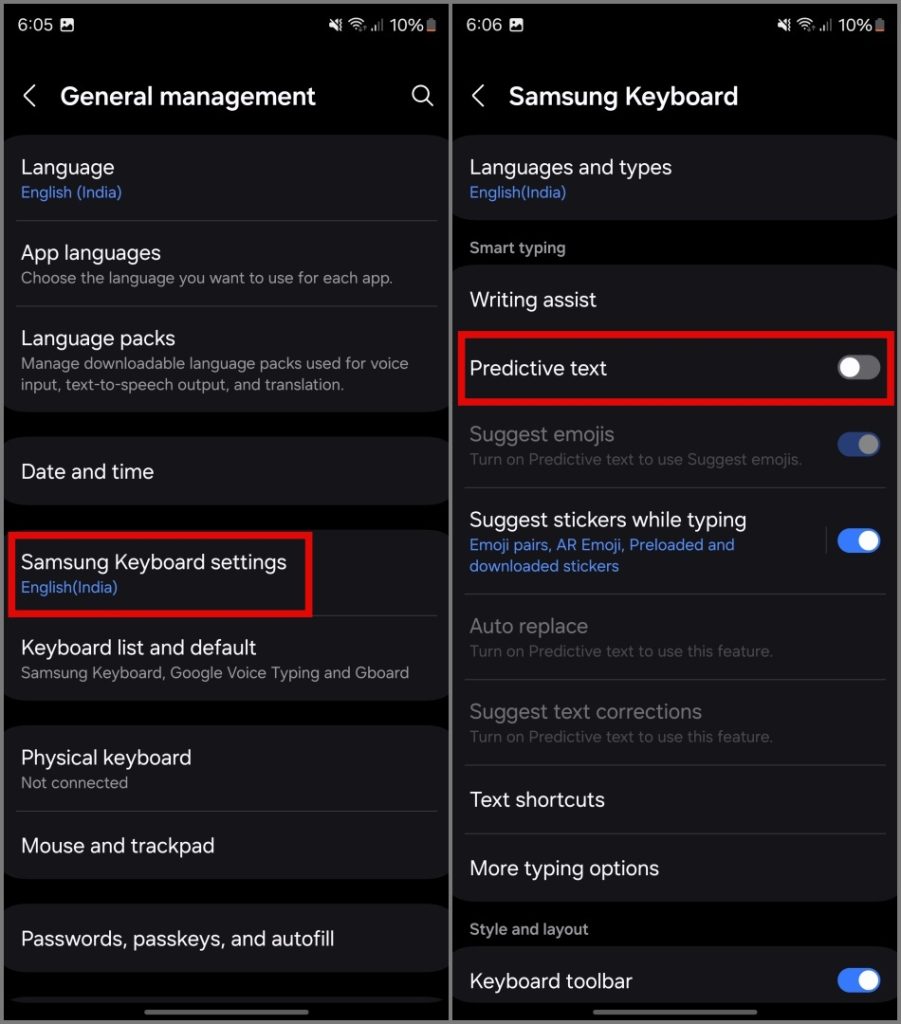 Πώς να απενεργοποιήσετε το Predictive Text σε iPhone και Samsung Galaxy ...
